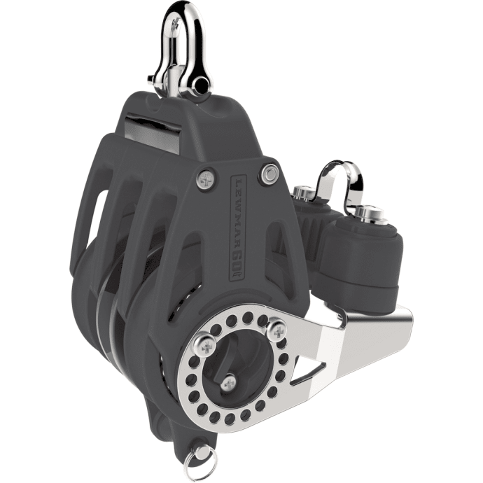 Lewmar 60mm Control Triple Ratchet Block - Becket, Cam Cleat ...