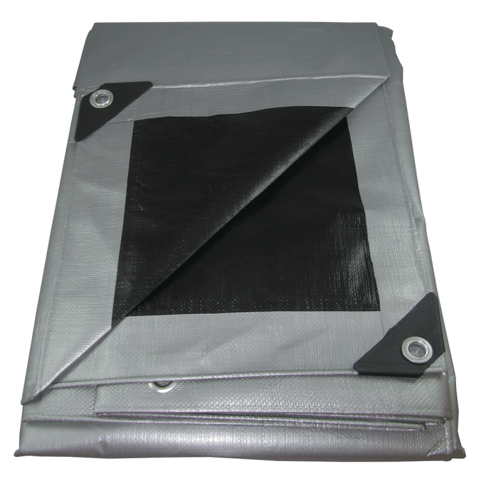 Silver UV-Resistant Poly Tarps - Tarps | Fisheries Supply