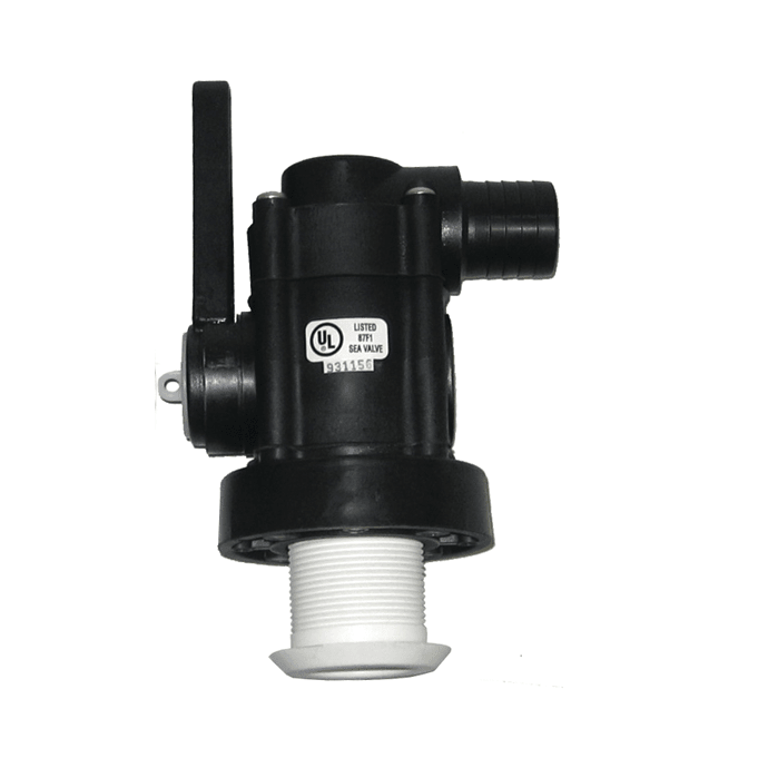 Marelon Full-Flow Seacock - Mushroom Thru-Hull x Ball Valve - Forespar ...