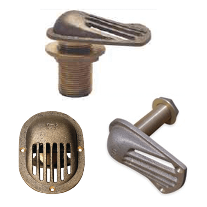 Thru-Hull Intake Strainers - with Pipe - Buck Algonquin | Fisheries Supply