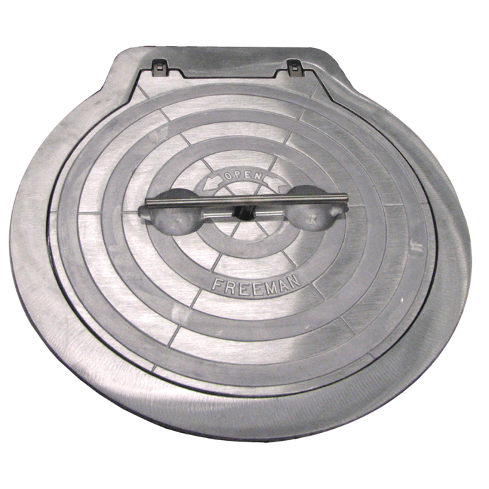 Round Hinged Hatches - Freeman Marine | Fisheries Supply