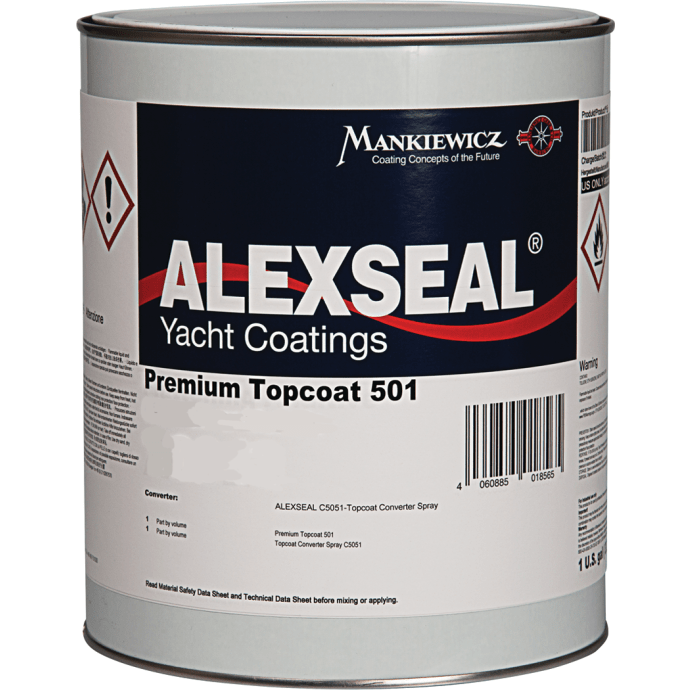 Premium Topcoat 501 - Whites - Alexseal Yacht Coatings | Fisheries Supply