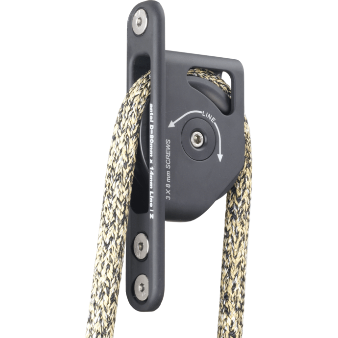 Antal Marine Hardware 40 mm Mast Block Sheave | Fisheries Supply