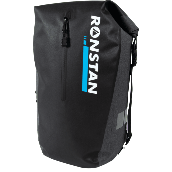 Ronstan Dry Roll-Top 30L Backpack, Black & Grey | Fisheries Supply