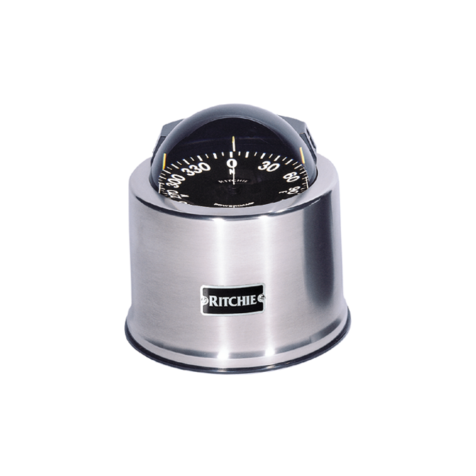 Globemaster Deck/Binnacle Mount Compass - 5" Dial - Ritchie Navigation ...