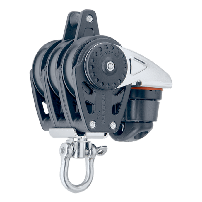 Harken 40mm Triple Carbo Blocks - Swivel, Becket, Cam Cleat | Fisheries ...