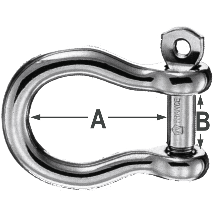 Forged SS Bow Shackles - Wichard | Fisheries Supply