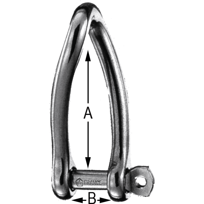 Captive Pin Long Twisted Shackles - Wichard | Fisheries Supply