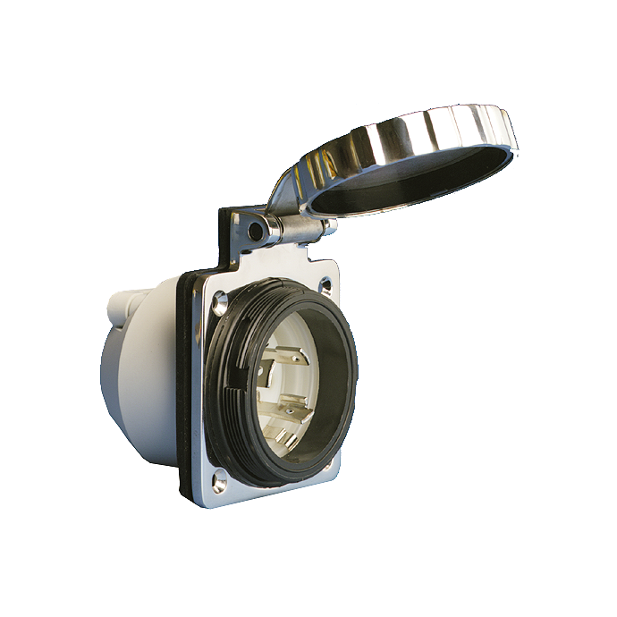 Marinco 303SSELB - 30 Amp Easy Lock Shore Power Inlet | Fisheries Supply