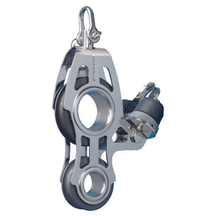 Garhauer Marine 64mm Series 30 SS Fiddle Block - Swivel, Cam Cleat ...