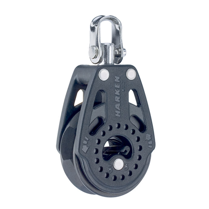Harken 40 mm Carbo Ratchet Block - Swivel | Fisheries Supply