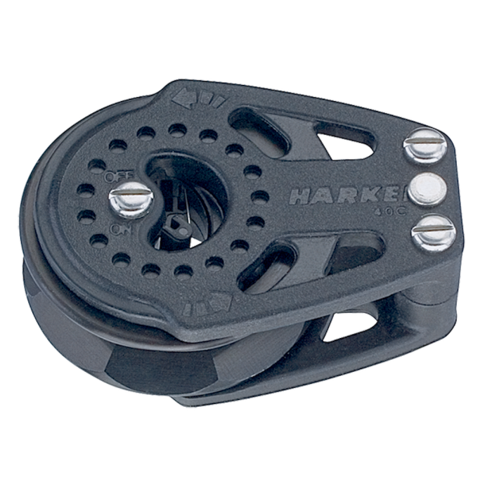 Harken 40 mm Cheek Carbo Ratchet Block | Fisheries Supply