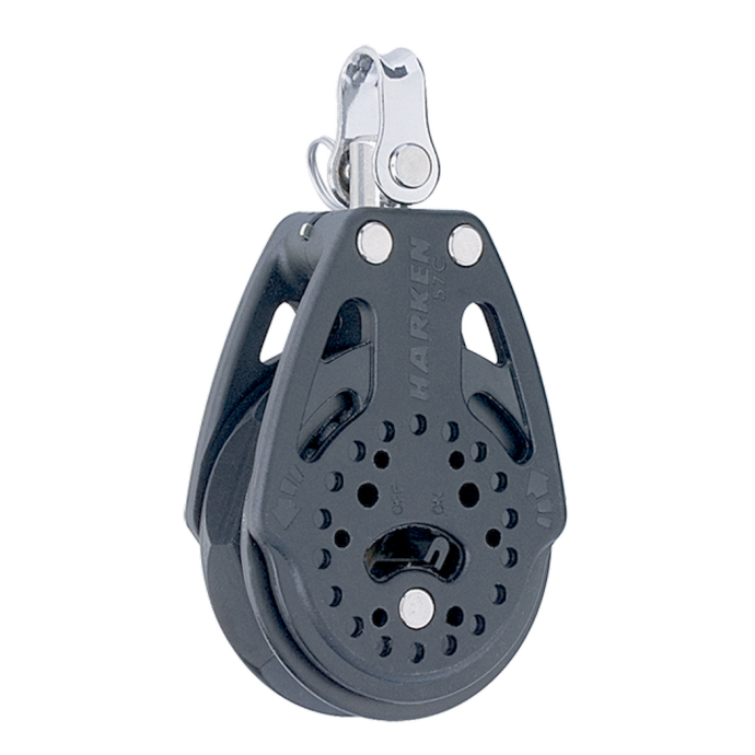 Harken 57 mm Power3 Ratchet Block - Swivel | Fisheries Supply
