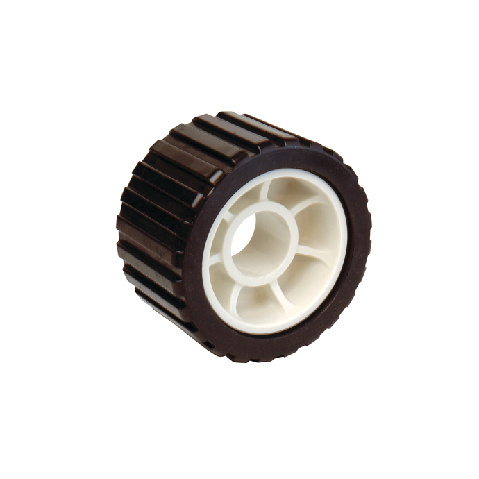 Poly Vinyl Wobble Rollers & Ribbed, Black - Tie Down Engineering ...