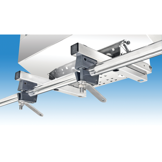 Dual Extended Horizontal Round Rail Mount