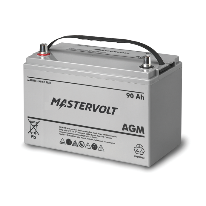 Mastervolt AGM Battery 12V 90 Ah - 62000900 | Fisheries Supply