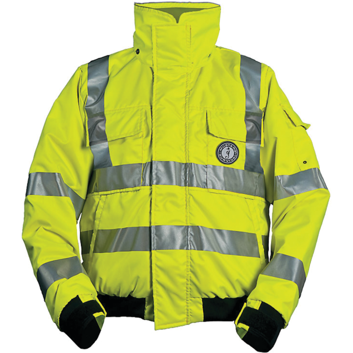 Mustang ANSI High Visibility Flotation Bomber Jacket - Mustang Survival ...