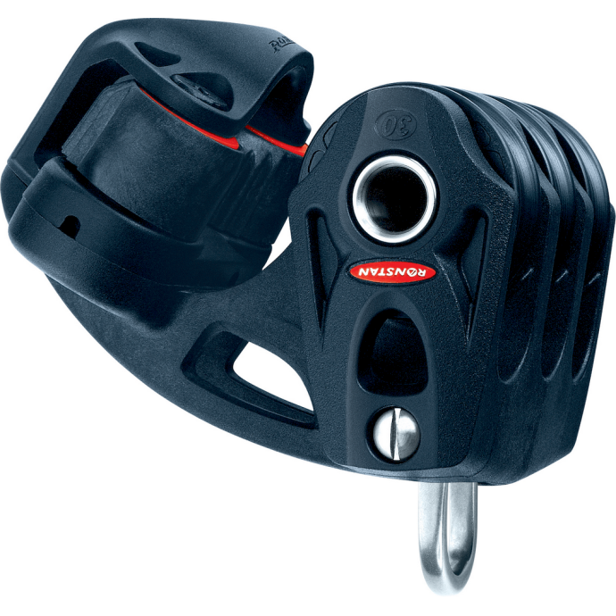Ronstan 30 mm Orbit Triple Block - Cam Cleat | Fisheries Supply