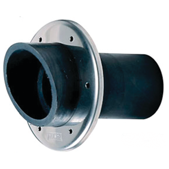 Stainless Flanged Rubber Transom Exhaust Connection - Vetus | Fisheries ...