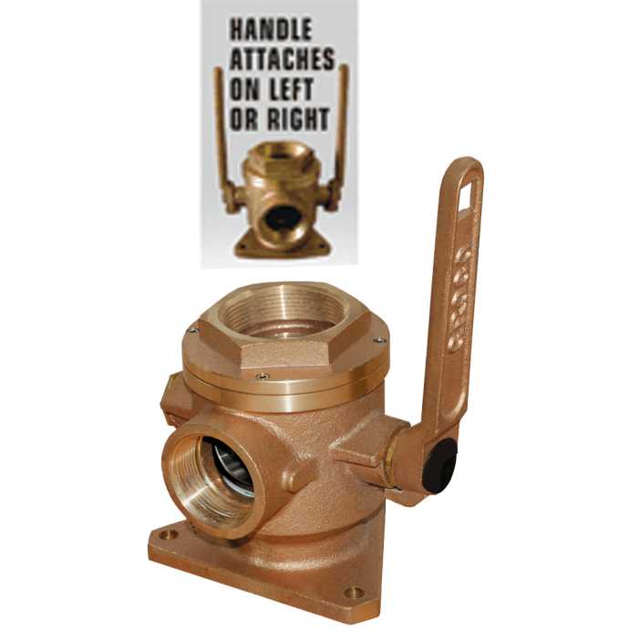 Safety Seacock - with Threaded Side Port - SBV-P Series - Groco ...