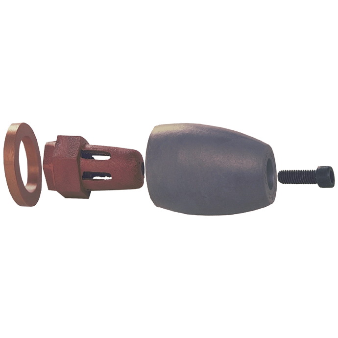 Prop Nut Anode - Complete - Magnesium - Martyr | Fisheries Supply