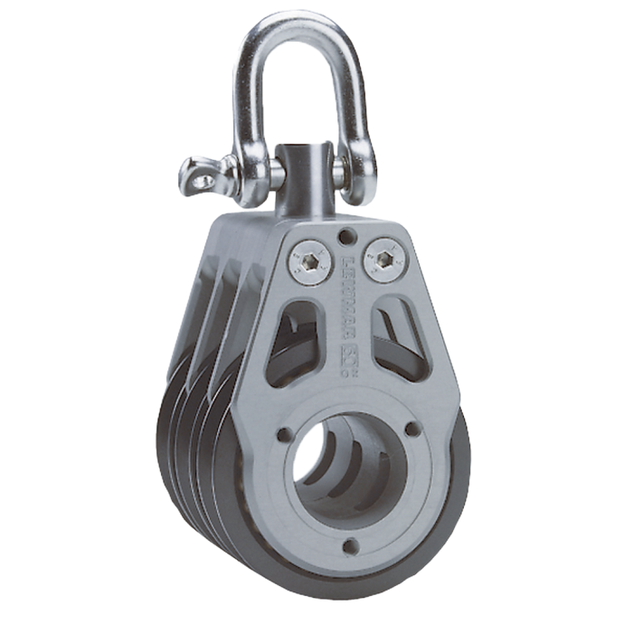 Lewmar 60 mm Racing Triple Block - Swivel | Fisheries Supply