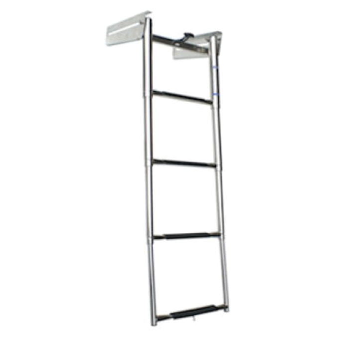 Windline SM-4XB Slide Mount Telescoping 4 Step Ladder | Fisheries Supply