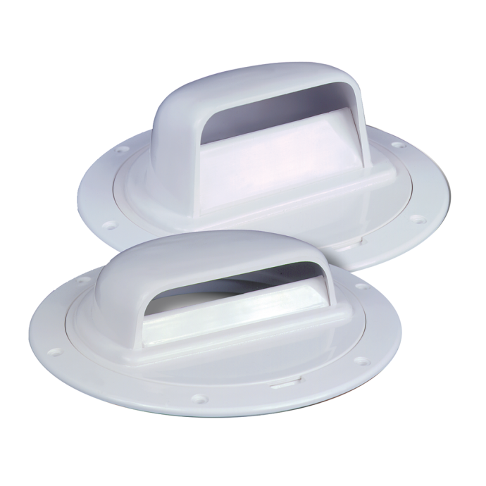 Combination Deck Plate and Clamshell Vent