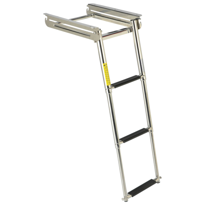 Garelick 19643 Under Platform 3-Step Sliding Ladder | Fisheries Supply