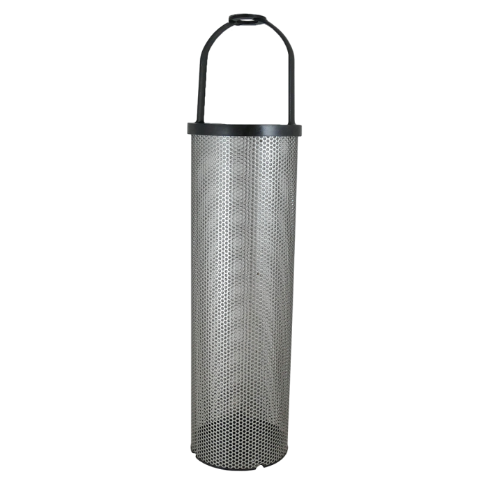 304 Stainless Steel Replacement Raw Water Strainer Baskets - New Style