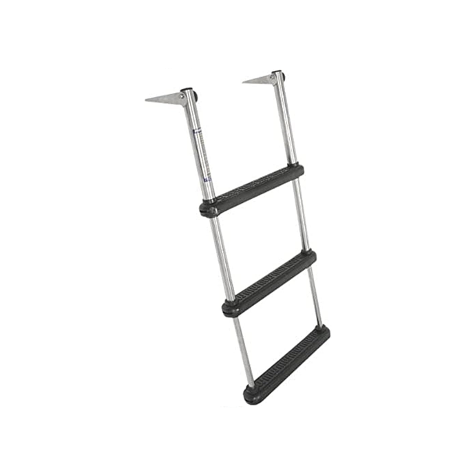 Over Platform Telescoping Drop Ladders with All Molded Plastic Steps ...