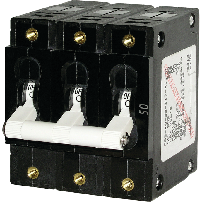 AC C-Series Triple Pole Circuit Breakers - Blue Sea Systems | Fisheries ...