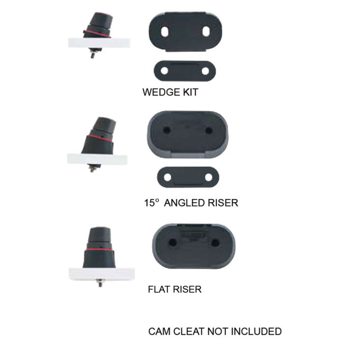 Cam Cleat Angled Risers - Harken | Fisheries Supply