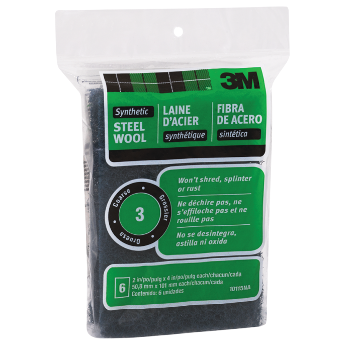 Synthetic Steel Wool Pads - 4 Grades - 3M | Fisheries Supply