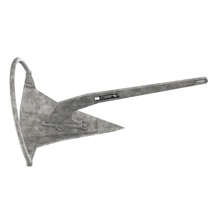 8 lbs. M1 Mantus Anchor - Galvanized Steel - MANGV8 | Fisheries Supply