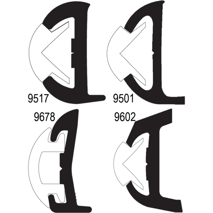 Rigid Vinyl Rub Rail w/Flexible Insert - TACO Marine | Fisheries Supply
