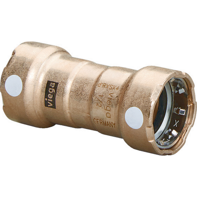 Viega MegaPress Coupling With Stop - Model 0515 - Viega | Fisheries Supply