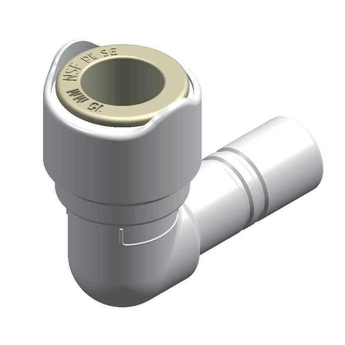 Whale Quick Connect Fittings - Stem Elbow - 15 mm Tubing x 15mm Stem ...
