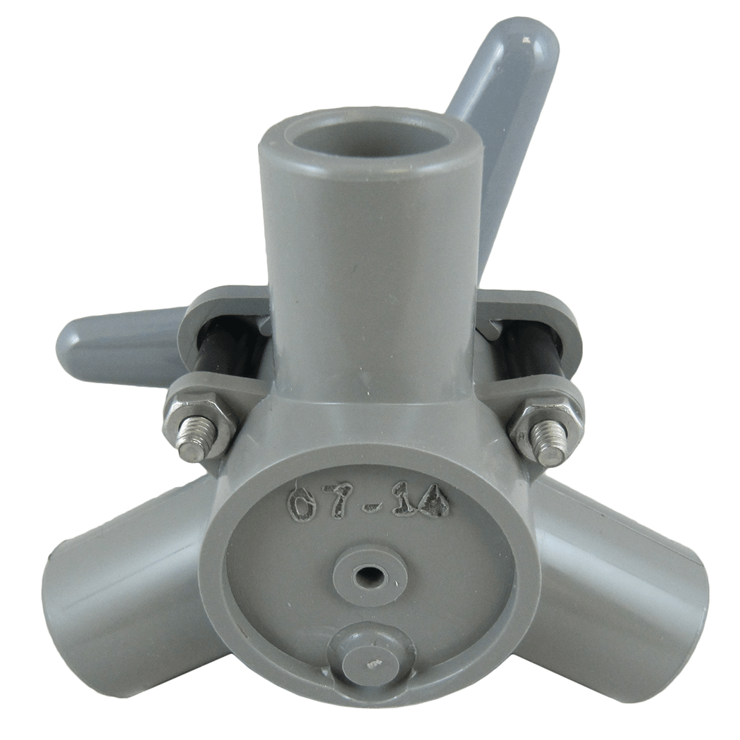 In-Line Y-Valve with Smooth Ports for Hose