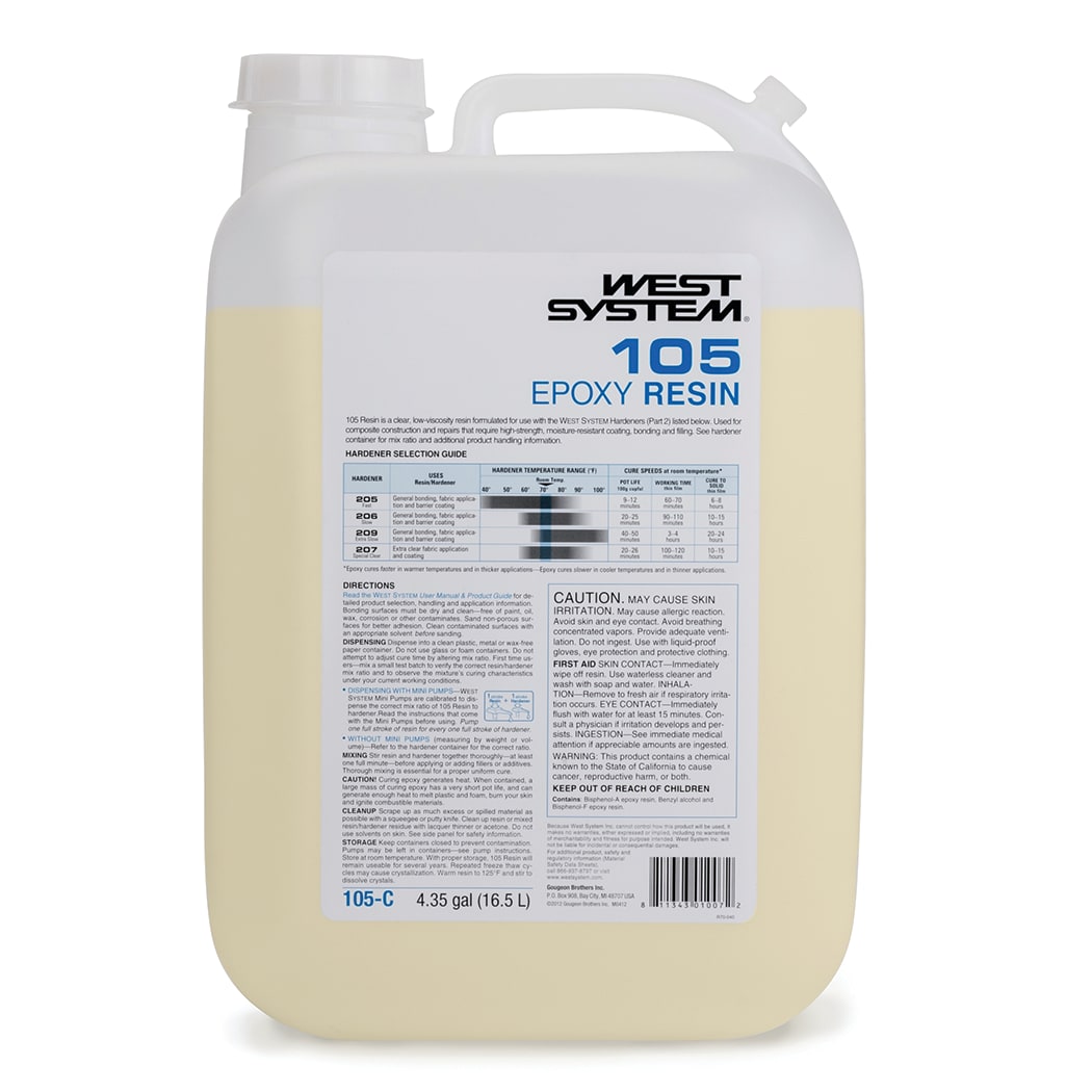 West System 105-C Epoxy Resin - 5 Gallon | Fisheries Supply