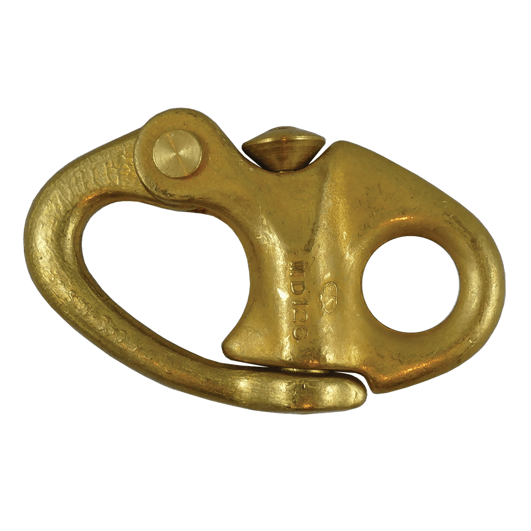 Fixed Eye Brass Snap Shackles