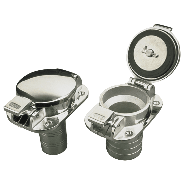 Boat Gas Caps, Deck Fuel Fillers & Gas Cap Keys | Fisheries Supply