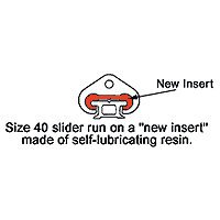 HS Mast Slider System - Size 40 - Antal Marine Hardware | Fisheries Supply