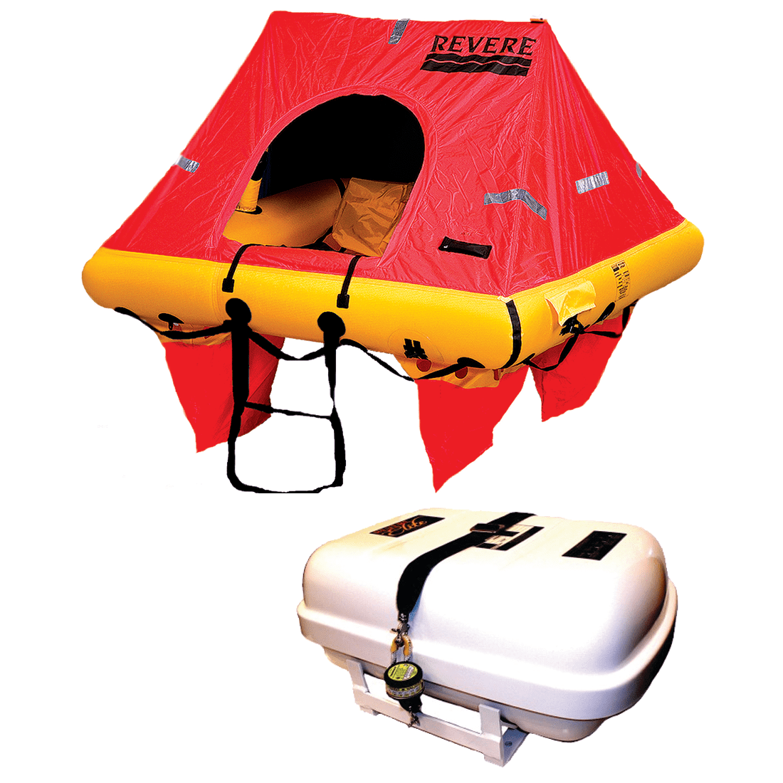 Coastal Elite Life Raft - Revere Supply | Fisheries Supply