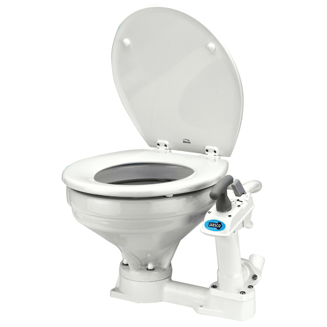 Jabsco Manual Toilets w/ Twist n' Lock Piston | Fisheries Supply