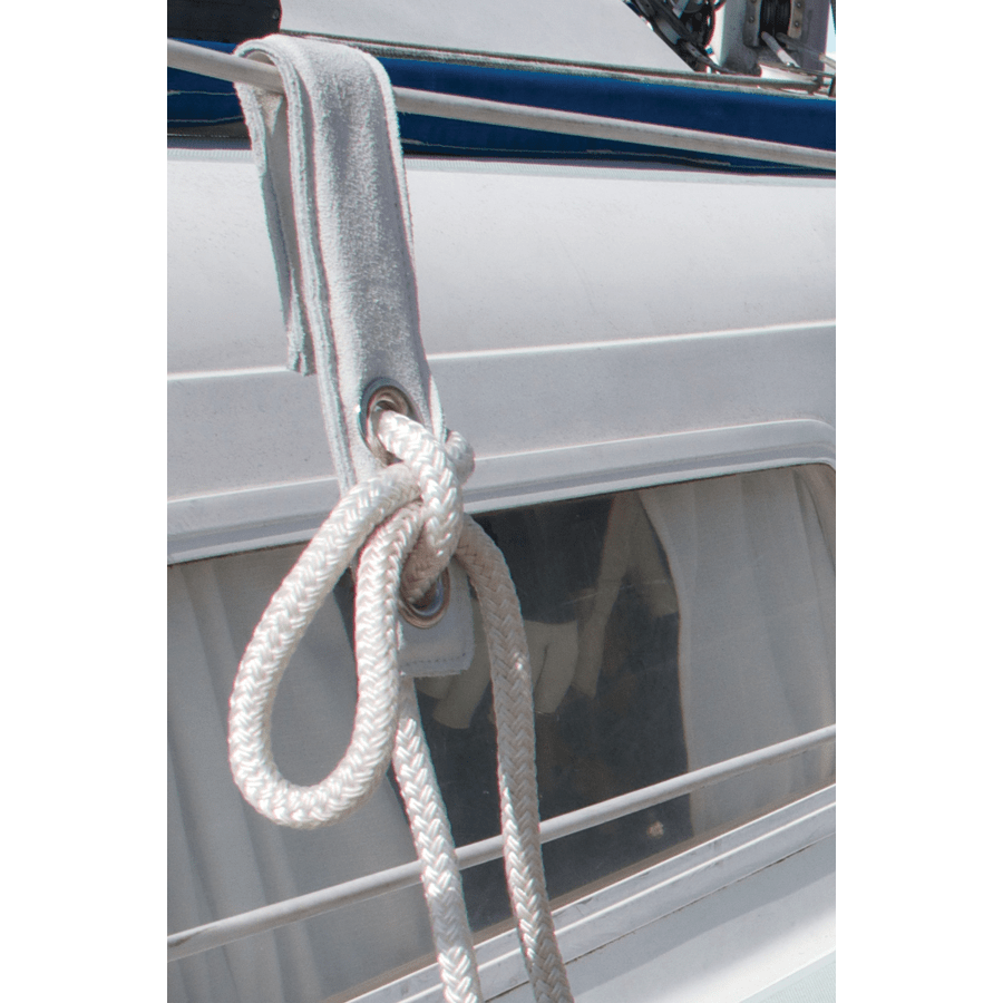 Lifeline Fender Hooks - Boat Leather | Fisheries Supply