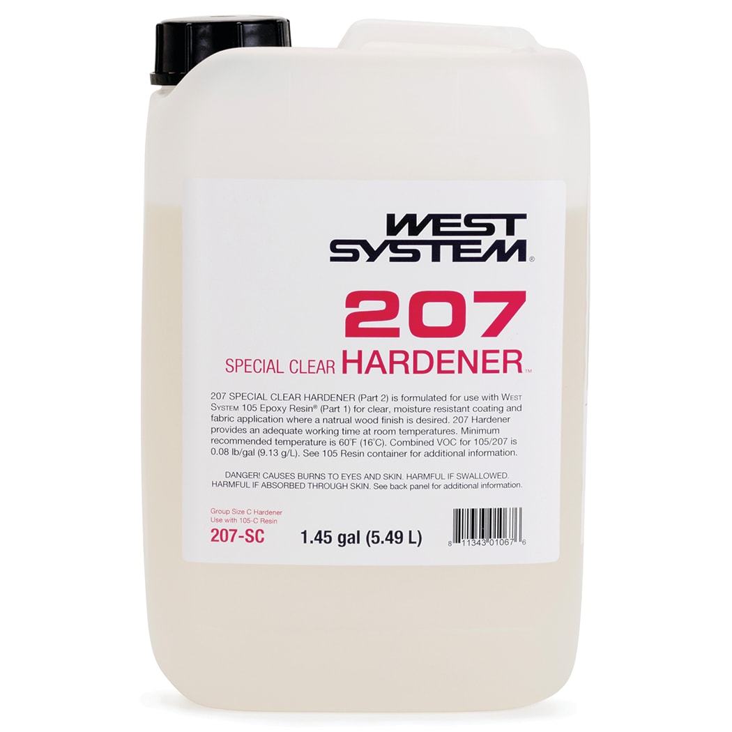 West System 207 Special Coating Hardener for 105 Resins | Fisheries Supply