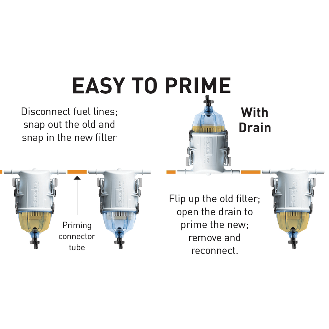 SNAPP Disposable Marine Fuel Filter & Water Separator 3