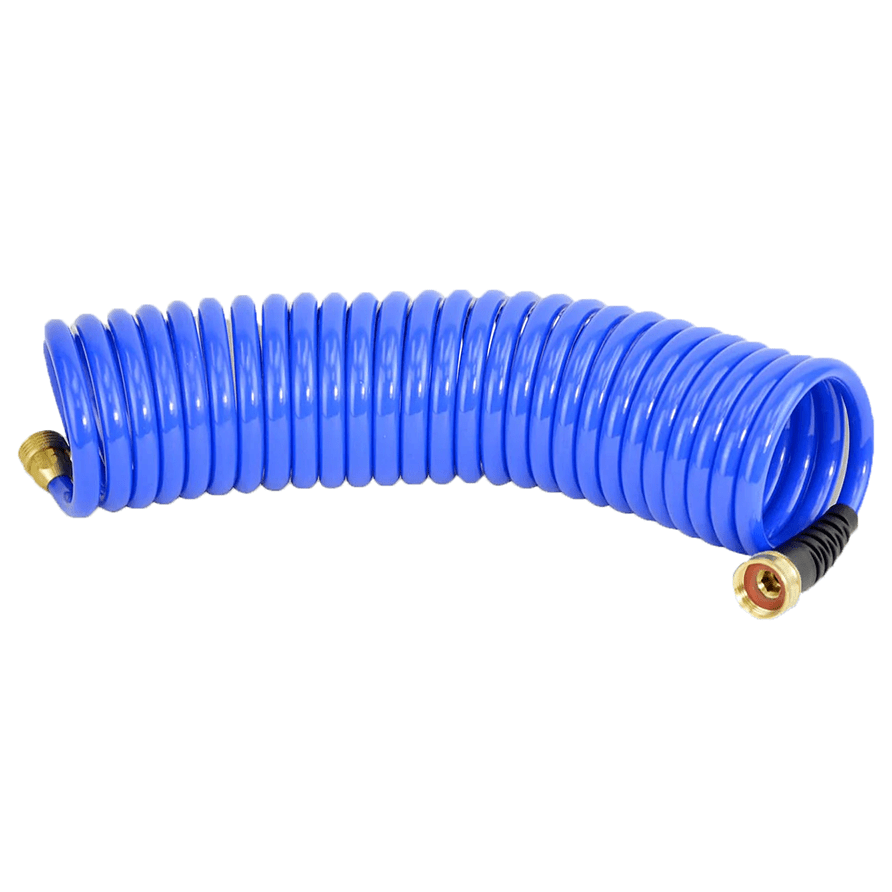HoseCoilSelf Coiling Hose with Flex Relief