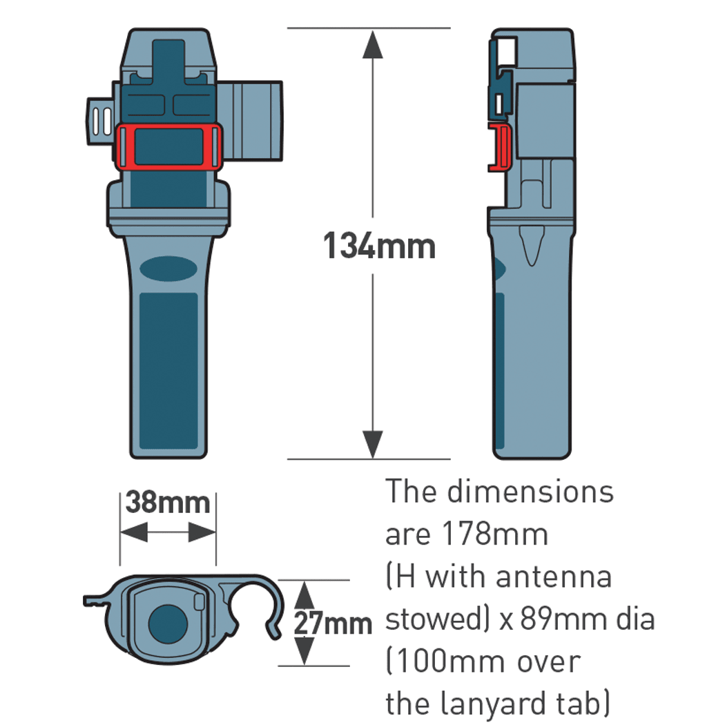 Ocean Signal rescueME AIS/GPS MOB1 Man OverBoard Device | Fisheries Supply